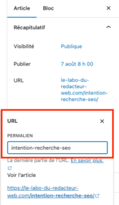 Modifier l’URL d’une page : comment faire (et quels risques ?)